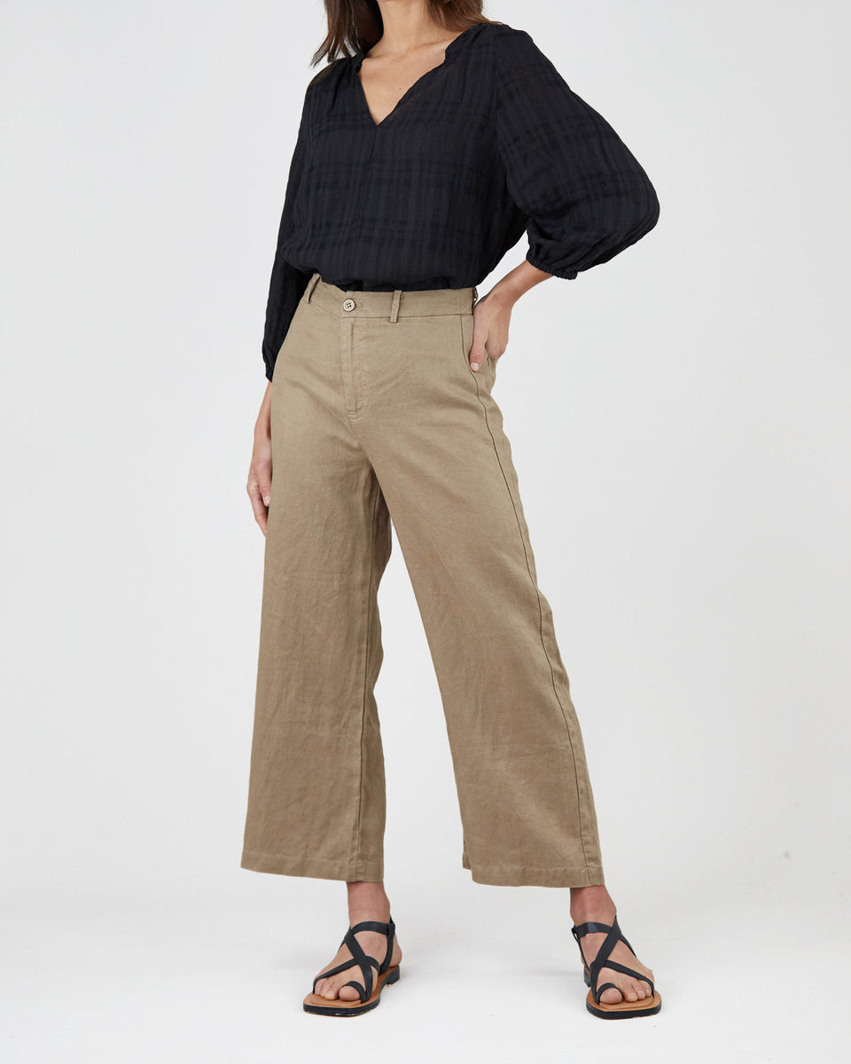 Barossa Linen Pant - Flaxen – Amelius
